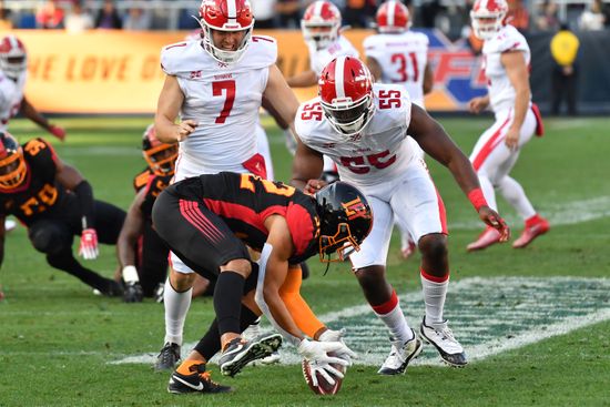 Carson Ca Defenders Punter Hunter Niswander Editorial Stock Photo ...