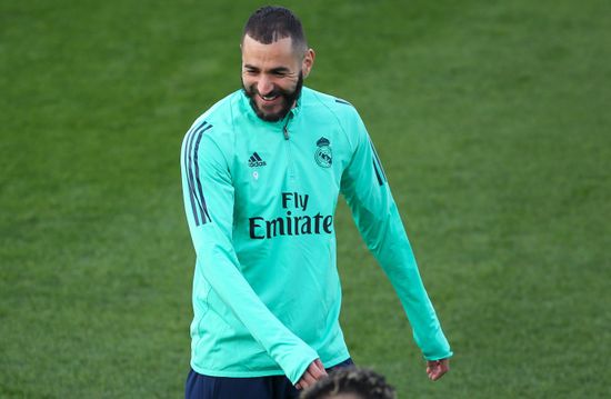 Karim Benzema Real Madrid Smiles Editorial Stock Photo - Stock Image ...