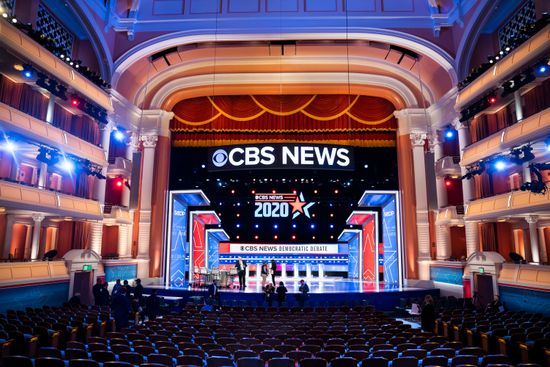 Stage 10th Democratic Debate Where Seven Editorial Stock Photo - Stock ...