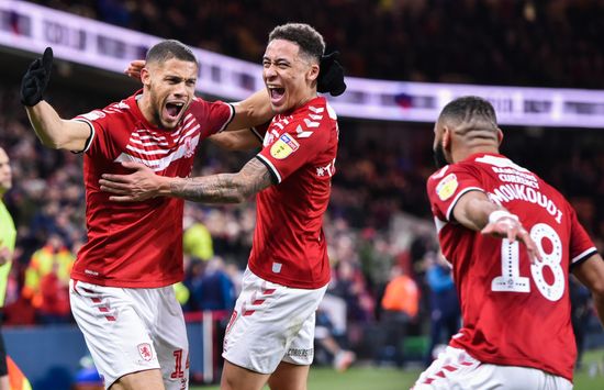 Rudy Gestede Middlesbrough Scores Equalising Goal Editorial Stock Photo ...