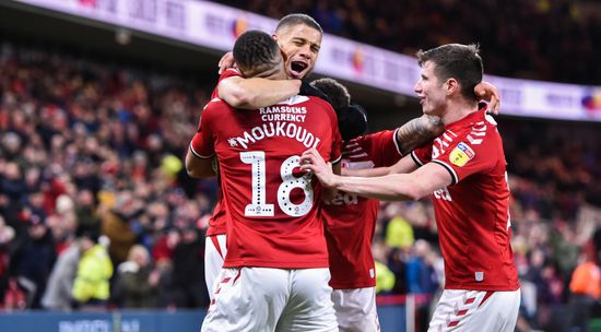 Rudy Gestede Middlesbrough Scores Equalising Goal Editorial Stock Photo ...