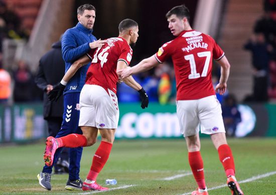 Rudy Gestede Middlesbrough Celebrates Manager Jonathan Editorial Stock ...