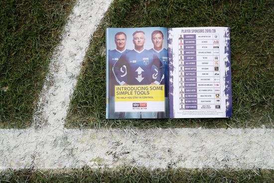Skybet Advert Inside Matchday Programme Editorial Stock Photo - Stock ...