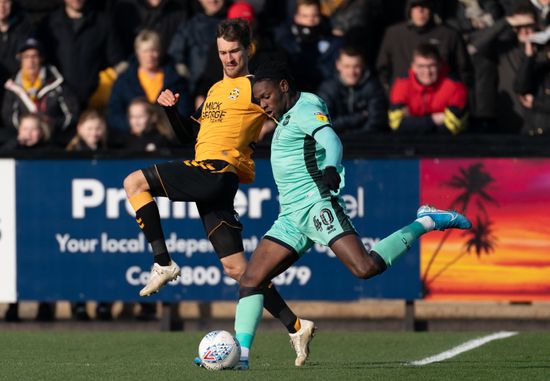 Harrison Dunk Cambridge United Omari Patrick Editorial Stock Photo ...