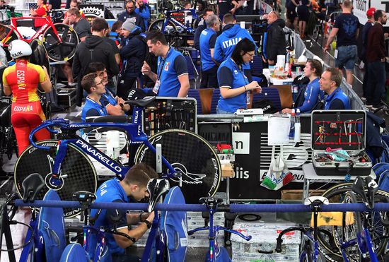 General View Riders Area Uci Track Editorial Stock Photo - Stock Image ...
