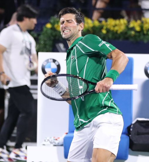 Novak Djokovic Serbia Celebrates After Winning Editorial Stock Photo ...