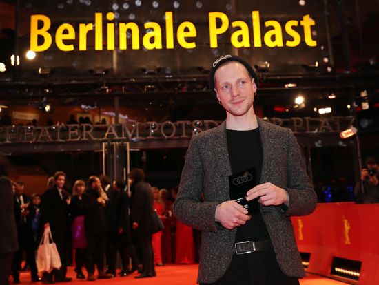 Adrien Merigeau Poses His Audi Short Editorial Stock Photo - Stock ...