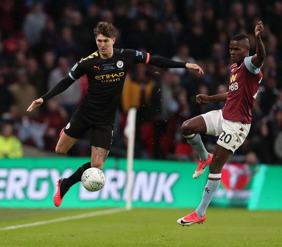 John Stones Manchester City Competes Ball Editorial Stock Photo - Stock ...