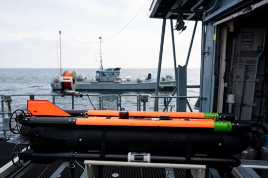 German Navy Underwater Drone Seafox Seefuchs Editorial Stock Photo ...