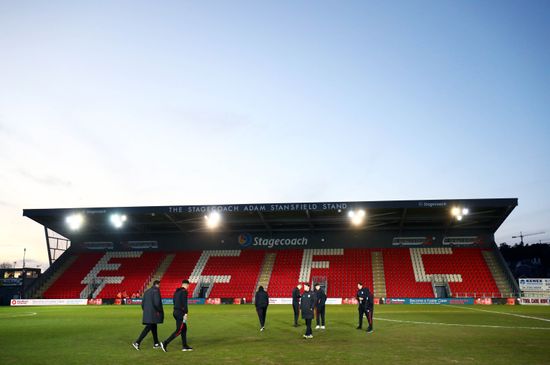 Crewe Players Look Pitch Editorial Stock Photo - Stock Image | Shutterstock