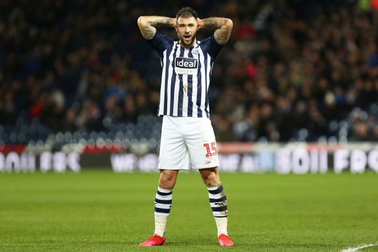 West Bromwich Albion Forward Charlie Austin Editorial Stock Photo ...