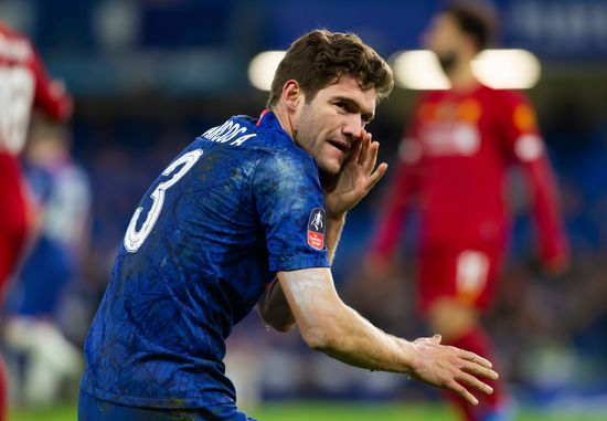 Marcos Alonso Chelsea Holds His Face Editorial Stock Photo - Stock ...