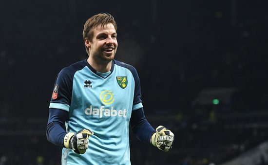 Norwich Keeper Tim Krull Celebrates After Editorial Stock Photo - Stock ...