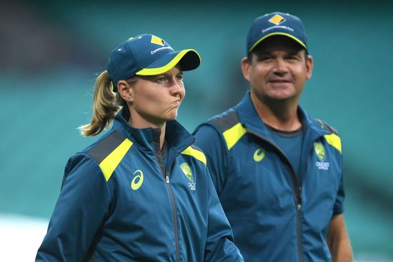 Australian Captain Meg Lanning Coach Matthew Editorial Stock Photo ...