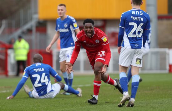 Crawley Towns Ricky German Celebrates Scoring Editorial Stock Photo ...