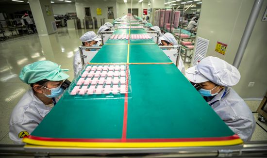 People Work Their Workstations Hytera Factory Editorial Stock Photo ...