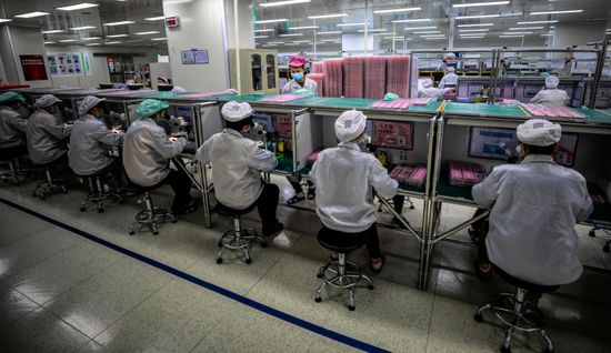 People Work Their Workstations Hytera Factory Editorial Stock Photo ...