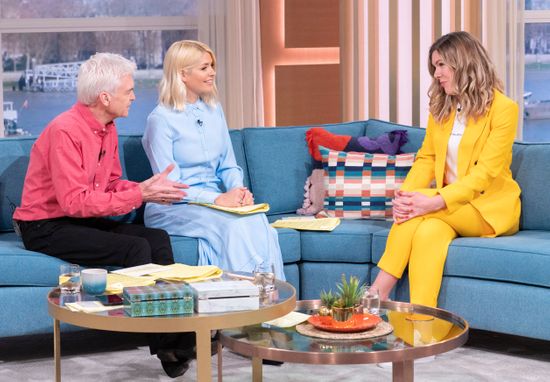 Phillip Schofield Holly Willoughby Amy Butterworth Editorial Stock ...