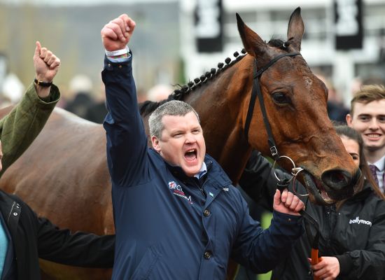Gordon Elliott Trainer Celebrates After Winning Editorial Stock Photo ...