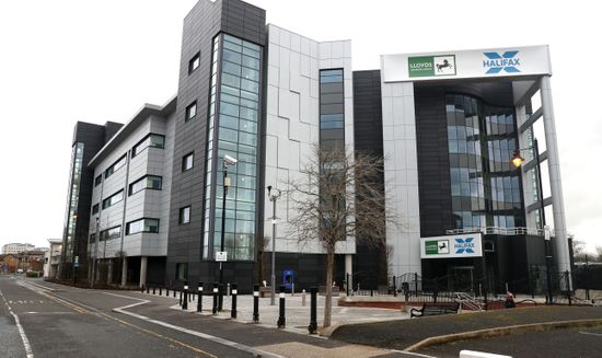 Halifax Call Centre Belfast Gasworks Has Editorial Stock Photo - Stock ...