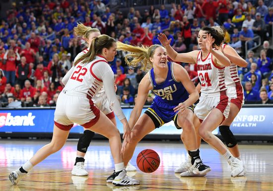 South Dakota Coyotes Forward Megan Bonar Editorial Stock Photo - Stock ...