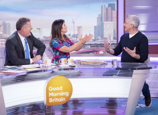 Piers Morgan Susanna Reid John Barrowman Editorial Stock Photo - Stock ...