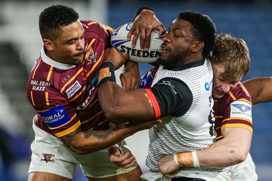 Torontos Gadwin Springer Tackled By Huddersfields Editorial Stock Photo ...