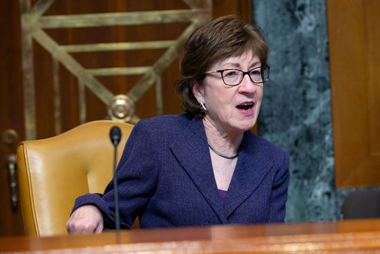 United States Senator Susan Collins Republican Editorial Stock Photo ...