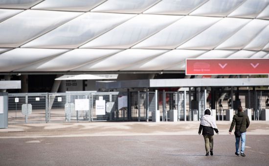 Entrance Gates Allianz Arena Stadium German Editorial Stock Photo ...
