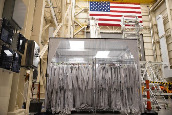 Containment Suits Seen Nasa Where They Editorial Stock Photo - Stock ...