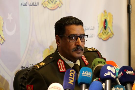 Libyan National Army Lna Spokesman Major Editorial Stock Photo - Stock ...