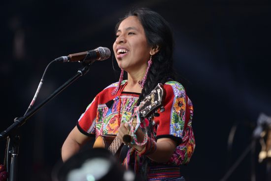 Guatemalan Singer Origin Mayan Kaqchikel Activist Redaktionelles ...