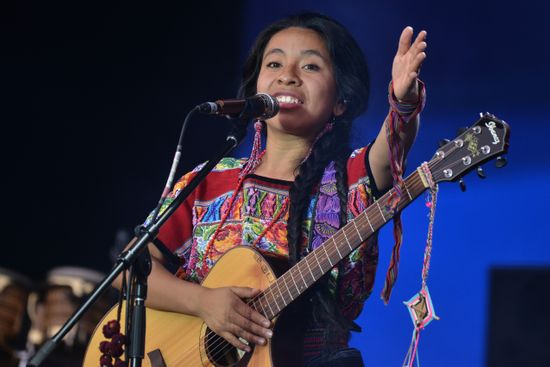 Guatemalan Singer Origin Mayan Kaqchikel Activist Redaktionelles ...