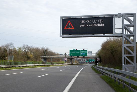 Highway Panel Reading English Restricted Exit Editorial Stock Photo ...