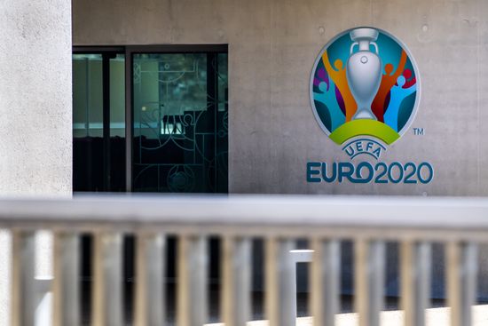 Uefa Euro 2020 Logo Pictured Entrance Editorial Stock Photo - Stock ...