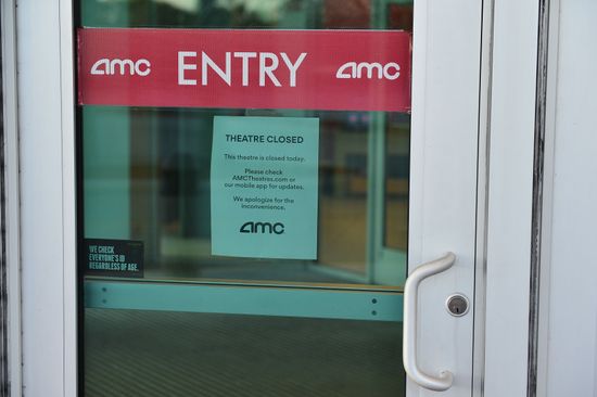Amc Movie Theater Forced Close Editorial Stock Photo - Stock Image ...