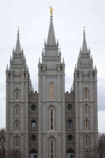 Angel Moroni Loses Trumpet Salt Lake Editorial Stock Photo - Stock ...