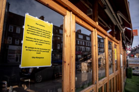 Restaurant Golders Green Displays Closure Sign Editorial Stock Photo ...