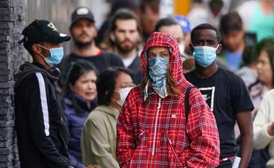 People Queue Outside Centrelink Office Australian Editorial Stock Photo ...