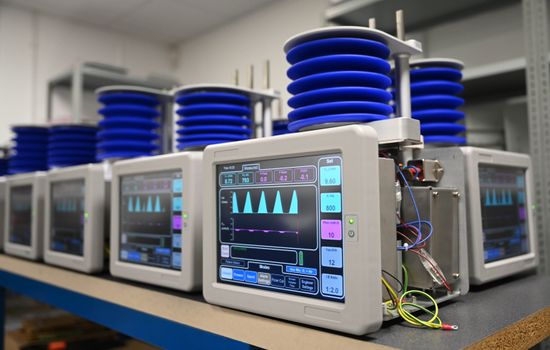 Medical Ventilators Constructed Oes Medical Supply Editorial Stock ...