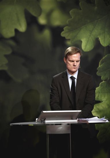Jens Henriksson Ceo Swedbank Comments On Editorial Stock Photo - Stock ...