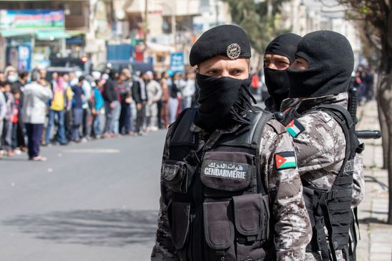 Jordanian Security Forces Keep Watch People Editorial Stock Photo ...