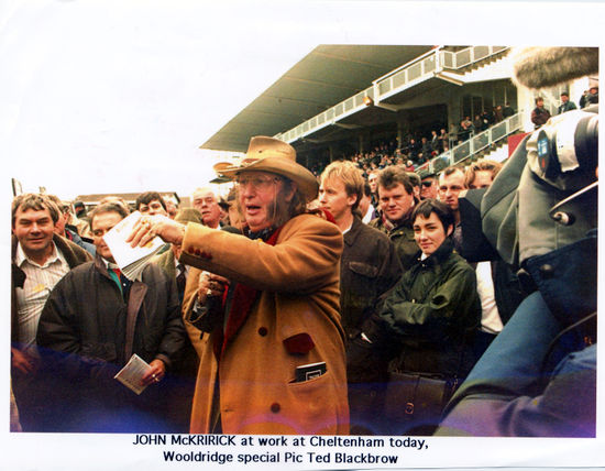 John Mccririck Horse Racing Commentator Correspondent Editorial Stock ...