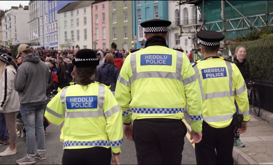 Tenby Police Patrolling Harbour Editorial Stock Photo - Stock Image ...