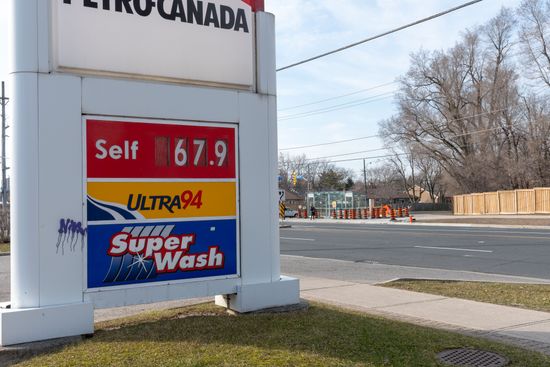 Price Gas 679 Which About 50 Editorial Stock Photo - Stock Image ...