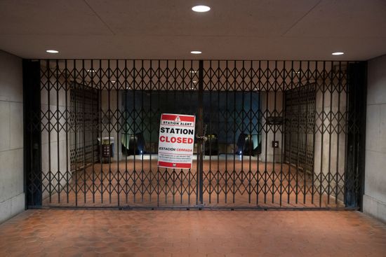 Sign Shows Federal Triangle Metrorail Station Editorial Stock Photo ...
