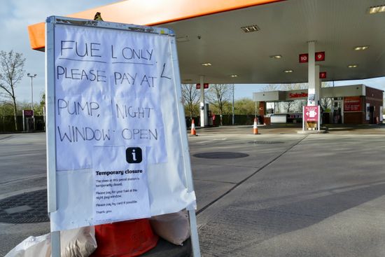Fuel Only Sign Outside Sainsburys Petrol Editorial Stock Photo - Stock ...