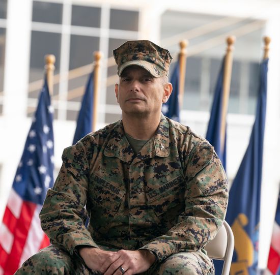 Colonel Brian Duplessis Attends Media Briefing Editorial Stock Photo ...