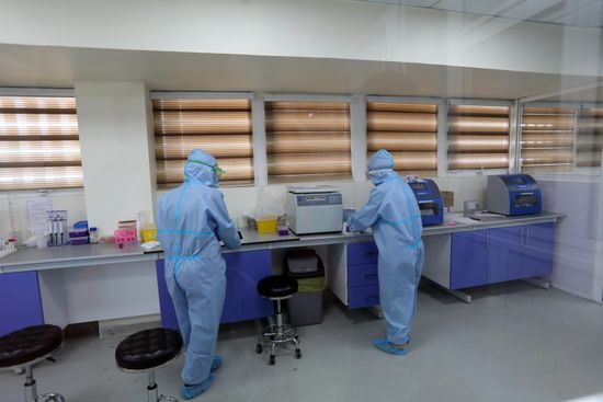 Iraqi Staff Members Work New Pcr Editorial Stock Photo - Stock Image | Shutterstock