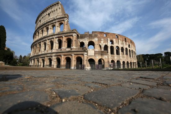 View Empty Colosseum Rome End Fourth Editorial Stock Photo - Stock ...